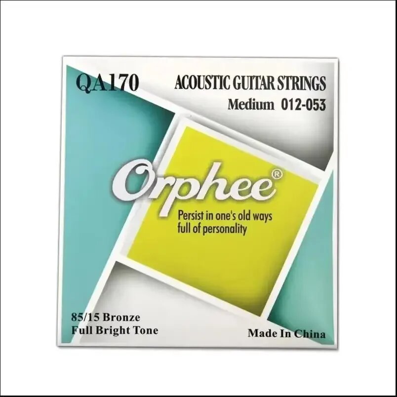 Струны для электрогитары Orphee, углеродистая сталь, multicolor QA170 Folk