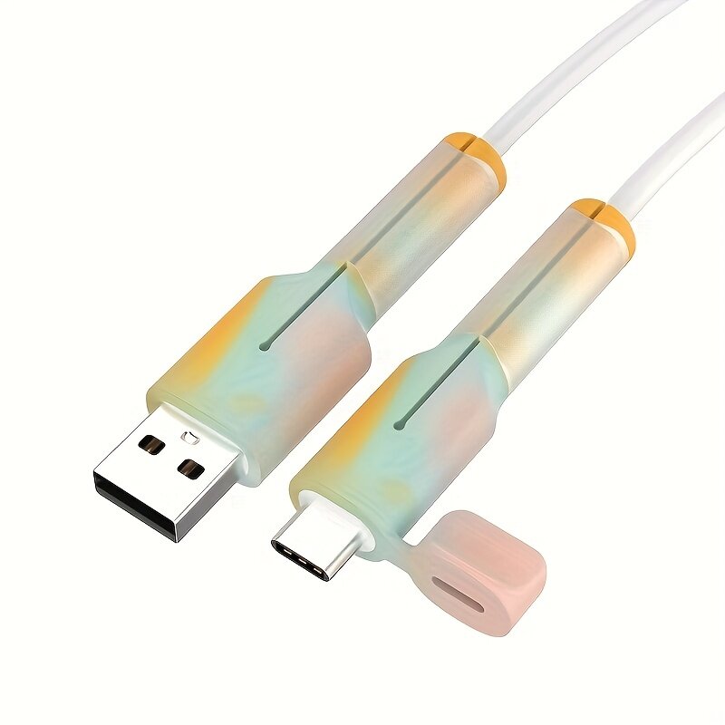Защитный чехол для зарядного кабеля USB-USB Type-C, камуфляж