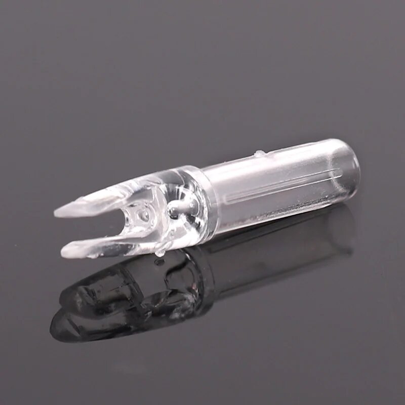 Держатели для стрел из углеродного стекловолокна 60 шт. Серебряный, transparent white