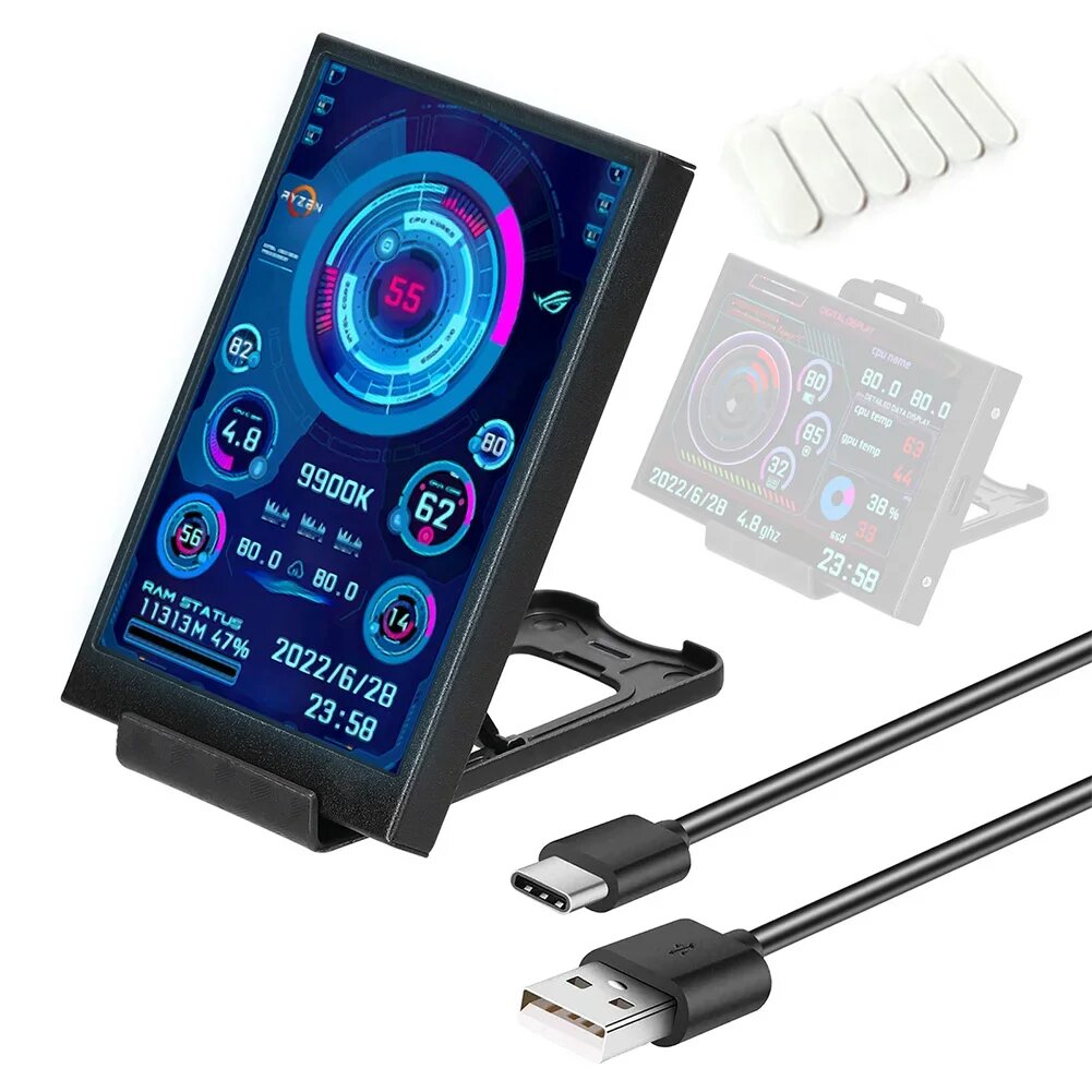 ЖК-монитор Fanmuran USB Черный