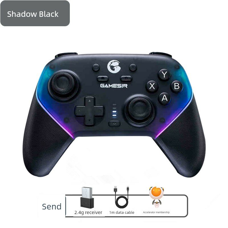 GameSir SuperNova беспроводной игровой контроллер для Nintendo Switch, ПК, Steam, Android с Bluetooth, теневой черный,