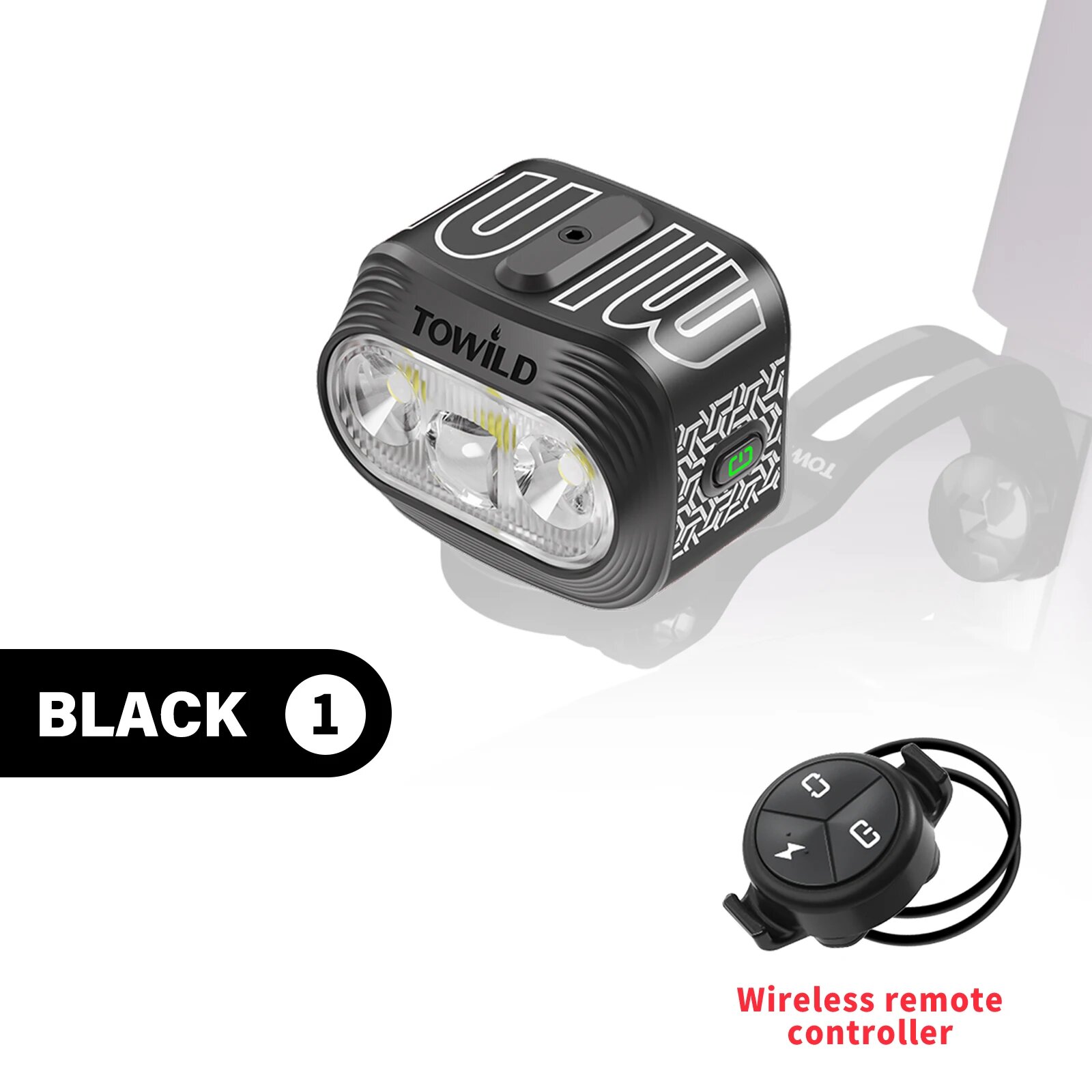 TOWILD BLMINI велофонарь Black Y, 1000lm, IPX6