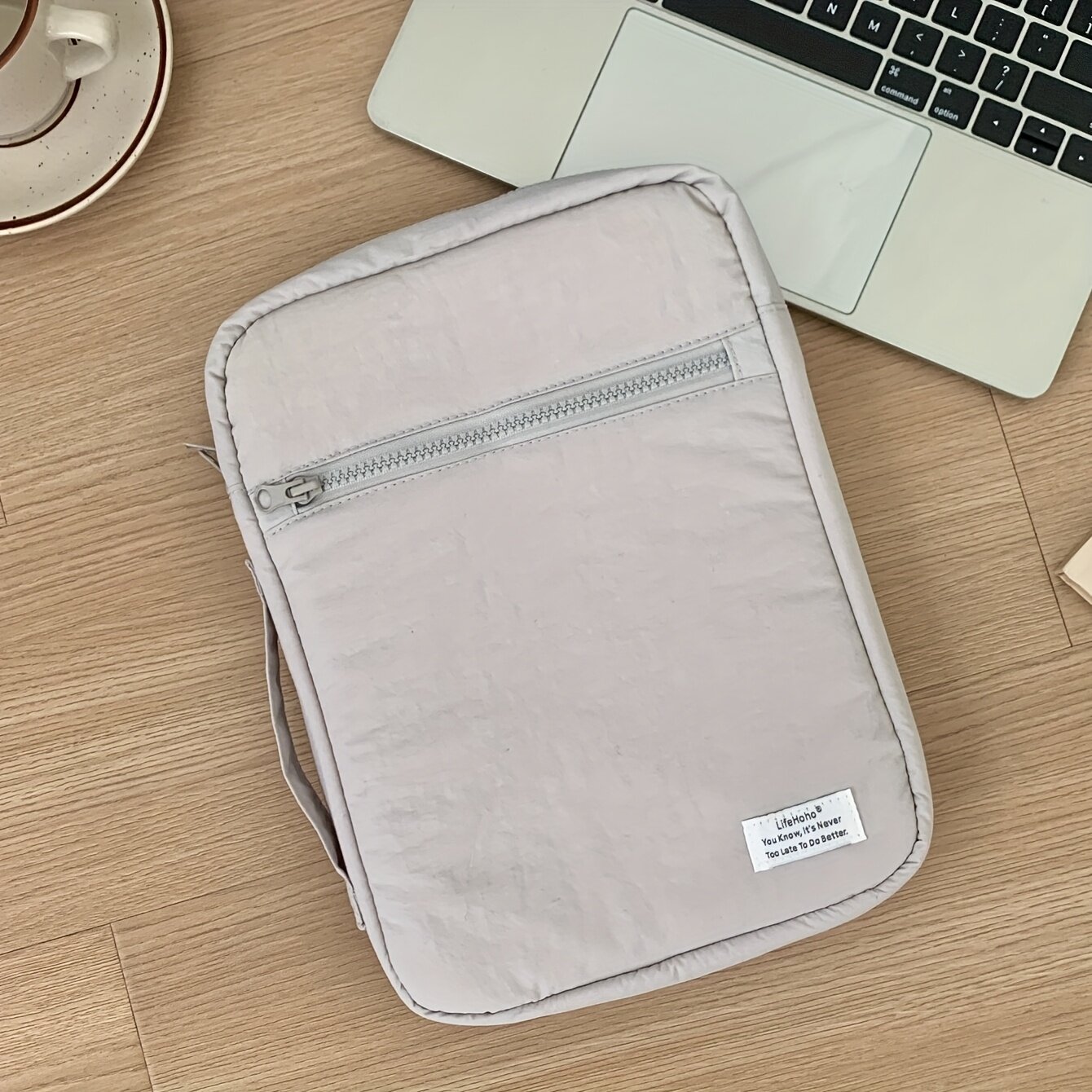 Серая минималистичная сумка для ноутбука 10/11 дюймов, подходит для iPad/Macbook 13/14 дюймов, сумка для хранения планшета