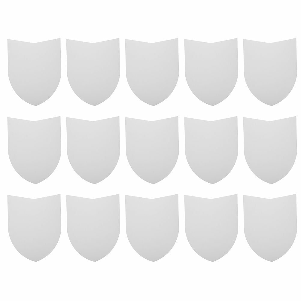 Набор белых картонных щитов для детей, 15 шт, для творческого декорирования и игр для декорирования для игр творческий набор