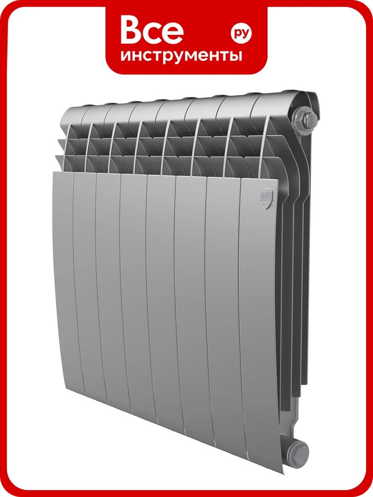 Радиатор Royal Thermo BiLiner 500/Silver Satin - 8 секц. НС-1176319