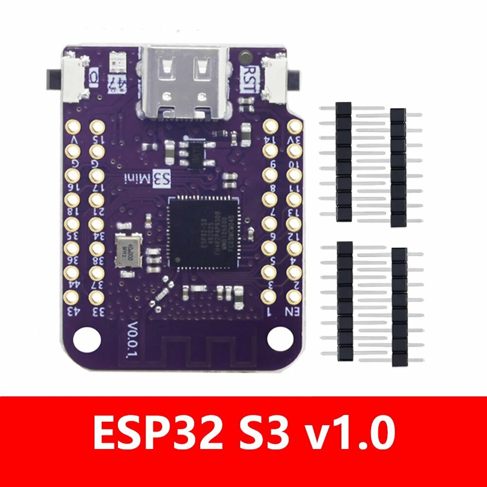 ESP32 S2/S3 мини плата WiFi baishundianzi ESP32 S3 v1.0