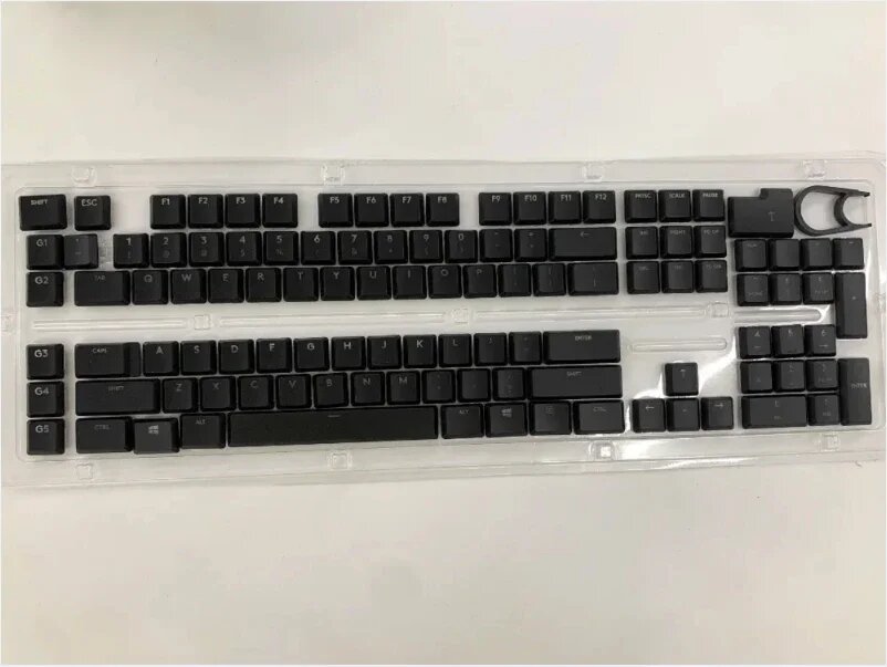Сменные колпачки Logitech 111 keys Black keycap