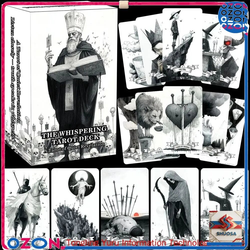 Карты Таро "The Whispering Tarot Deck" - Авторская колода Таро, 78 карт — фото 1