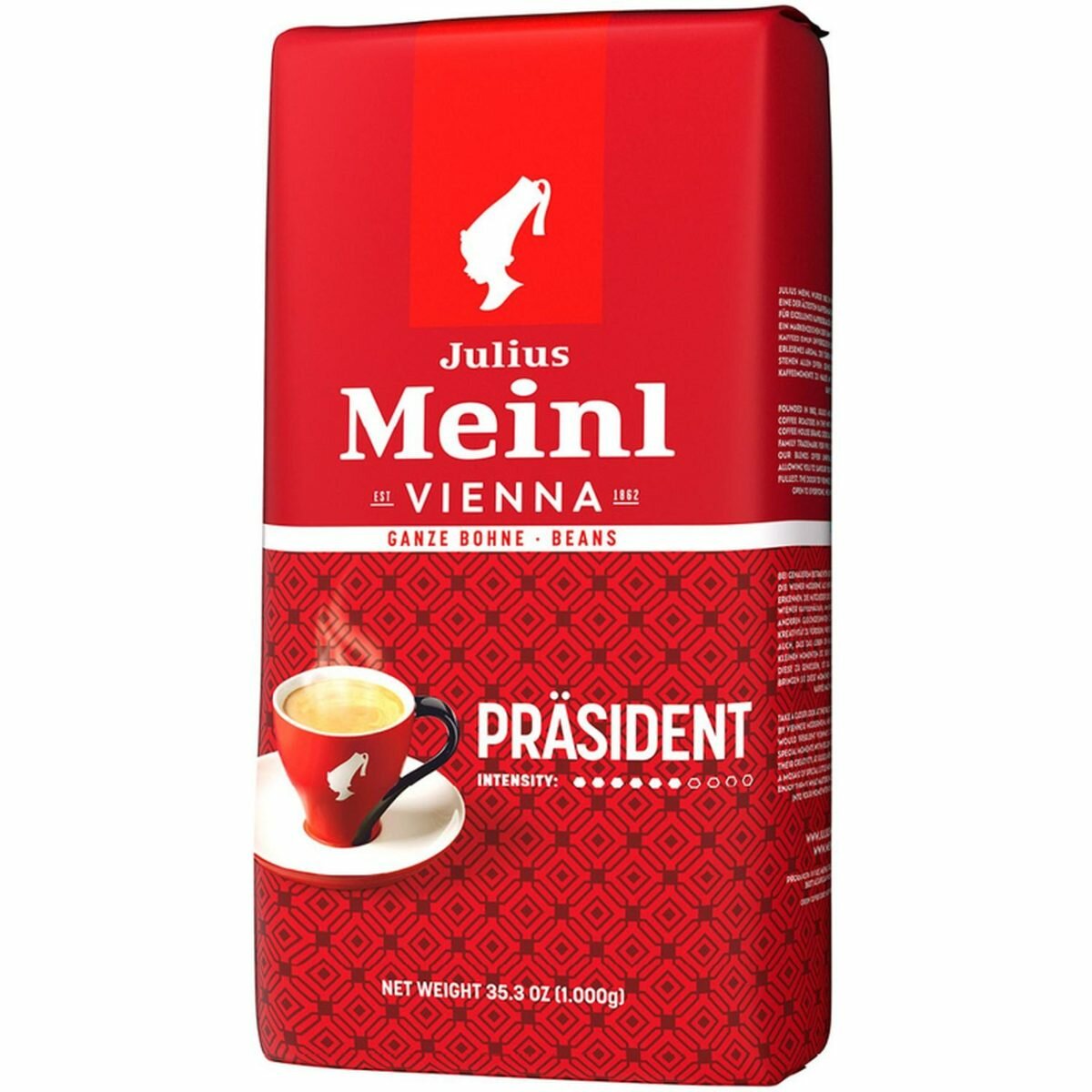Кофе в зернах Julius Meinl Classic Collection Prasident 1кг, 6 уп.