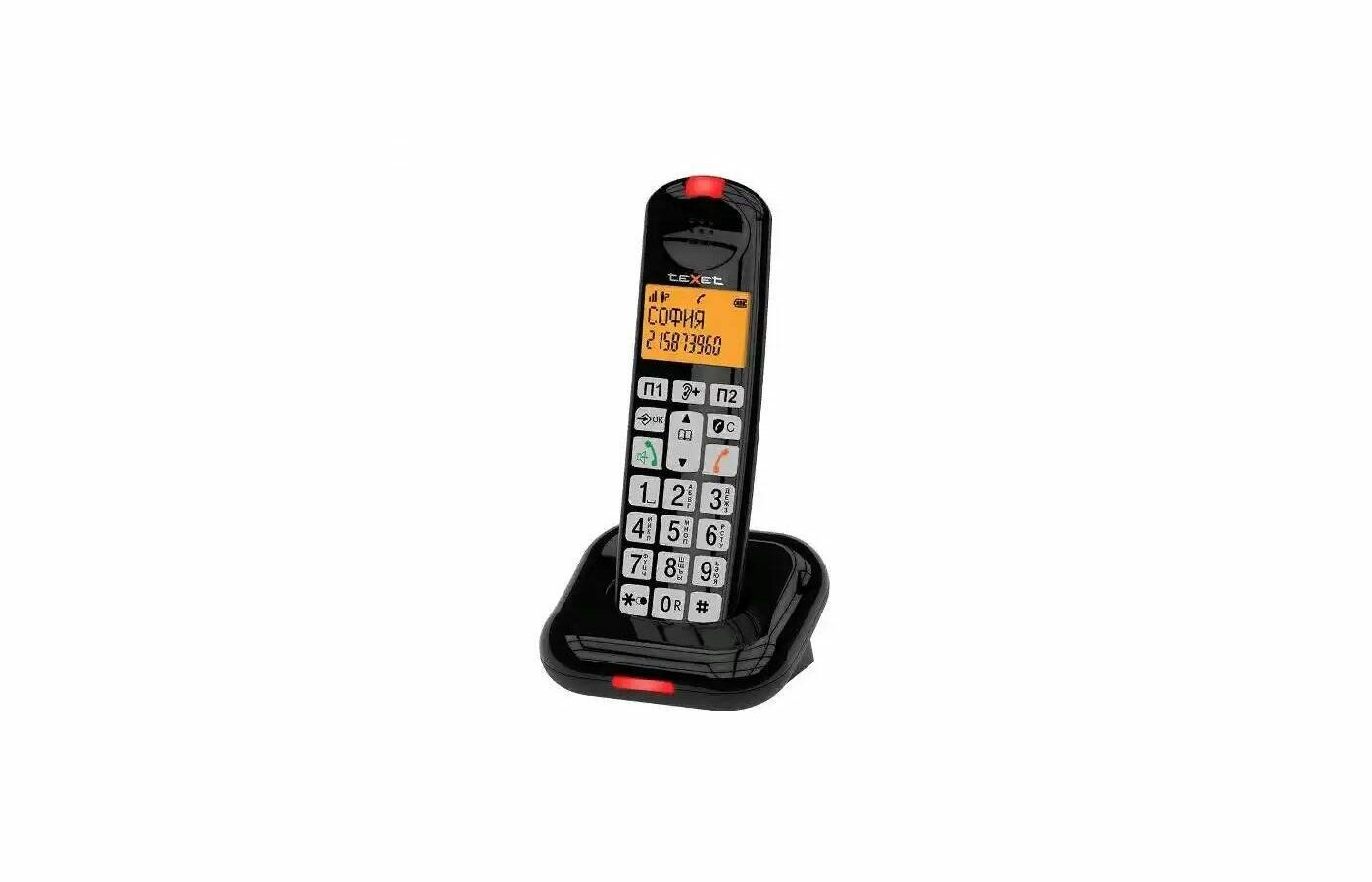 Радиотелефон TeXet TX-D7855A черный