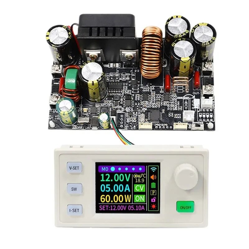 XY12522S CNC DC BUST BOOST Converter 125V 2000W Лабораторное Регулятор Постоянного Напряжения И Модуль Зарядки Тока.