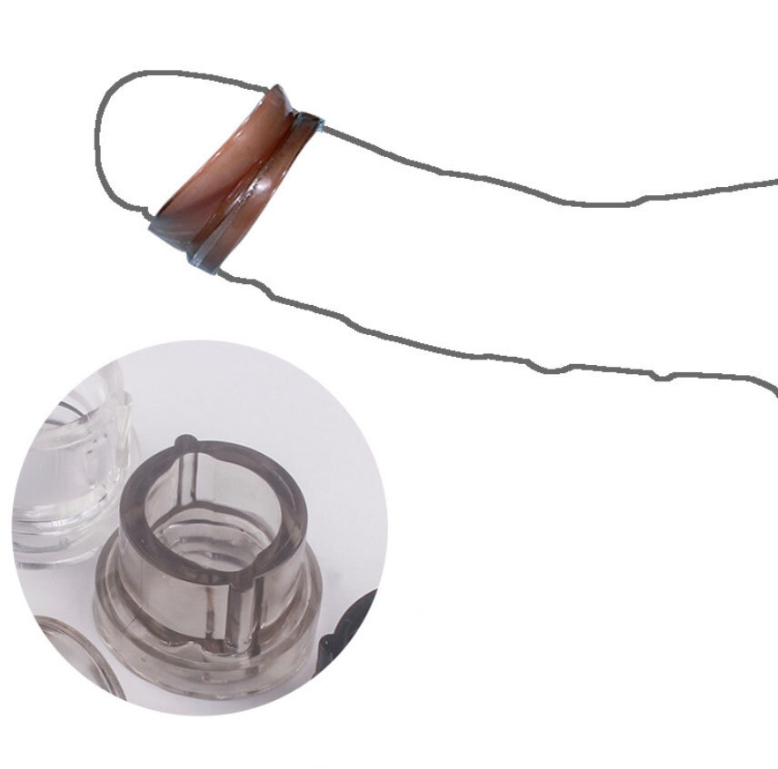 2pcs Мужское корректирующее кольцо крайней плоти