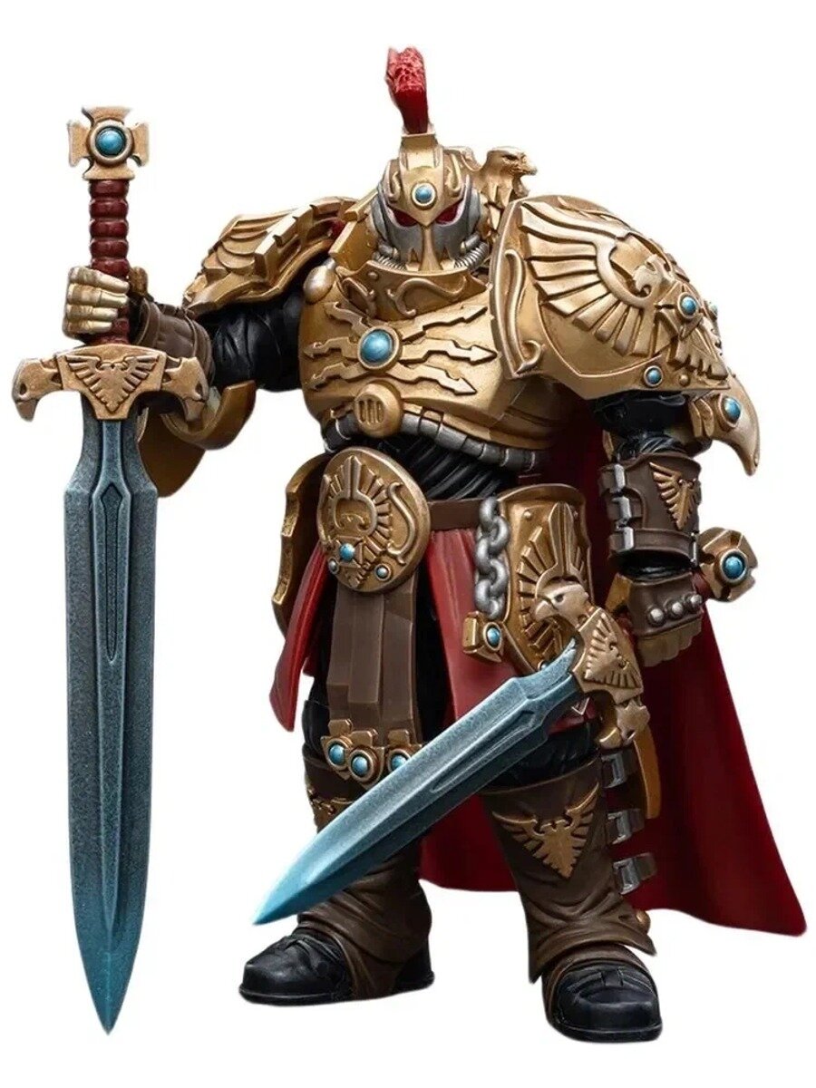 Подвижная фигурка JOYTOY Warhammer 40K Adeptus Custodes Blade Champion Игрынь рождения