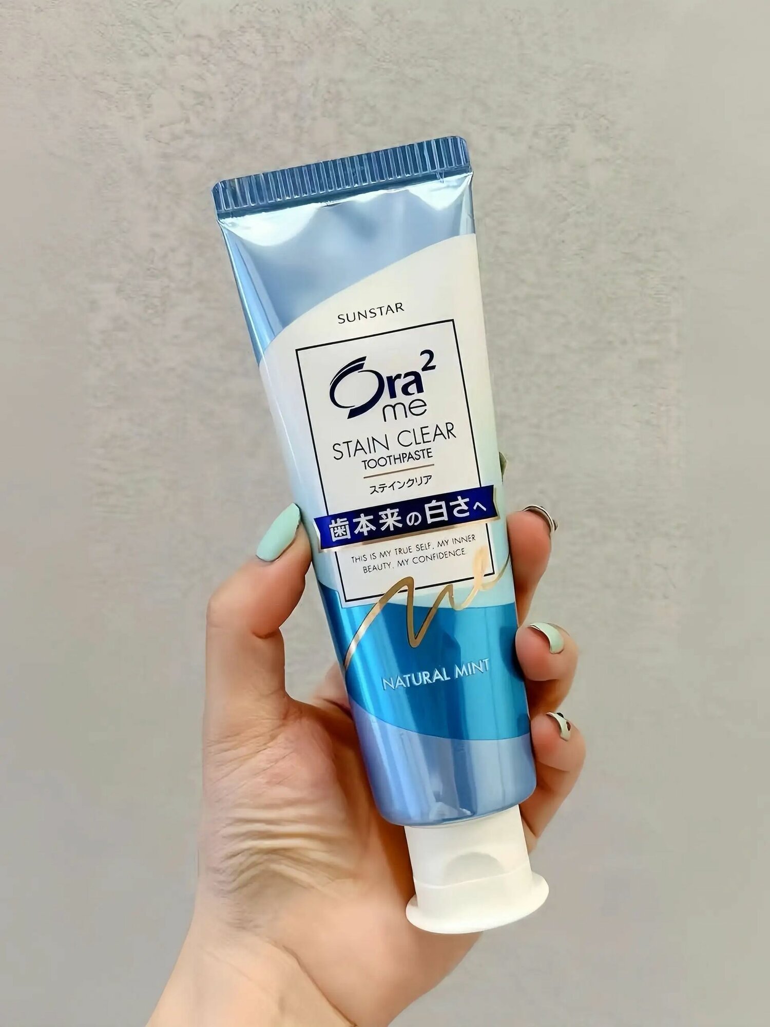 SUNSTAR Ora2 Natural Mint Японская отбеливающая зубная паста 140гр.