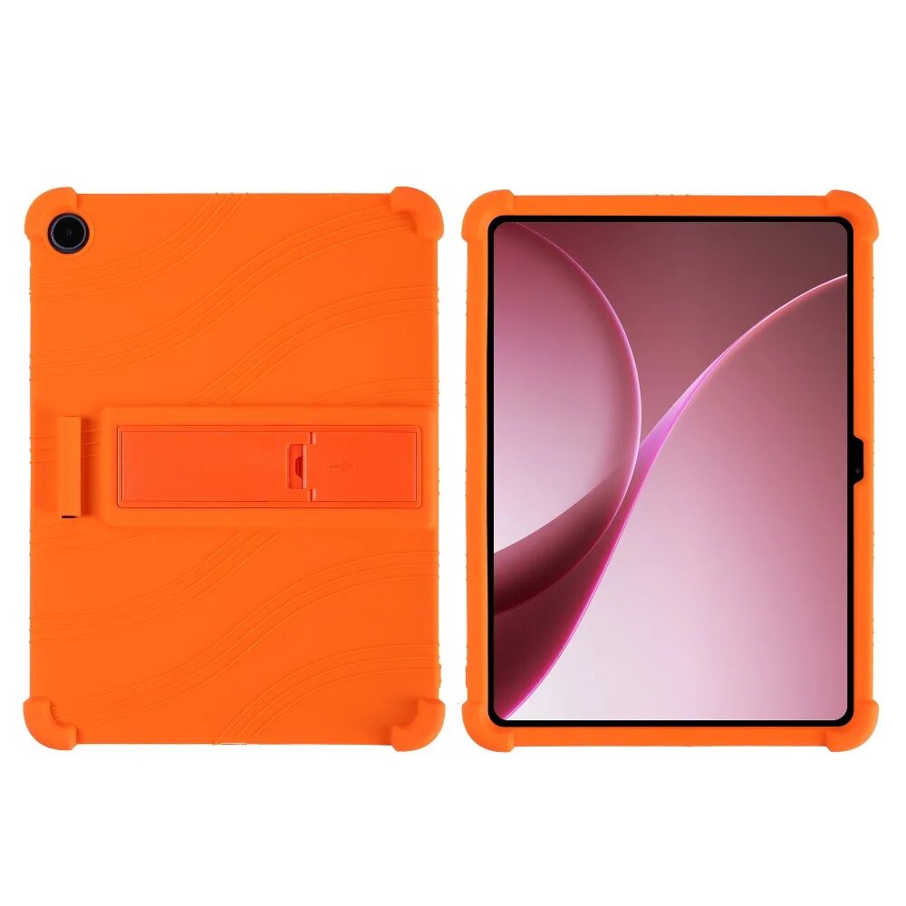 Защитный силиконовый чехол для OnePlus Pad Go 2 12.1" OPPO Pad Air 5 12.1, Оранжевый, Orange
