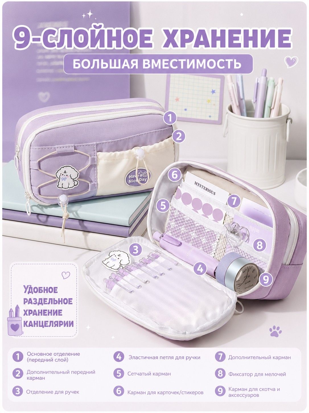 Пенал для школы — фото 1