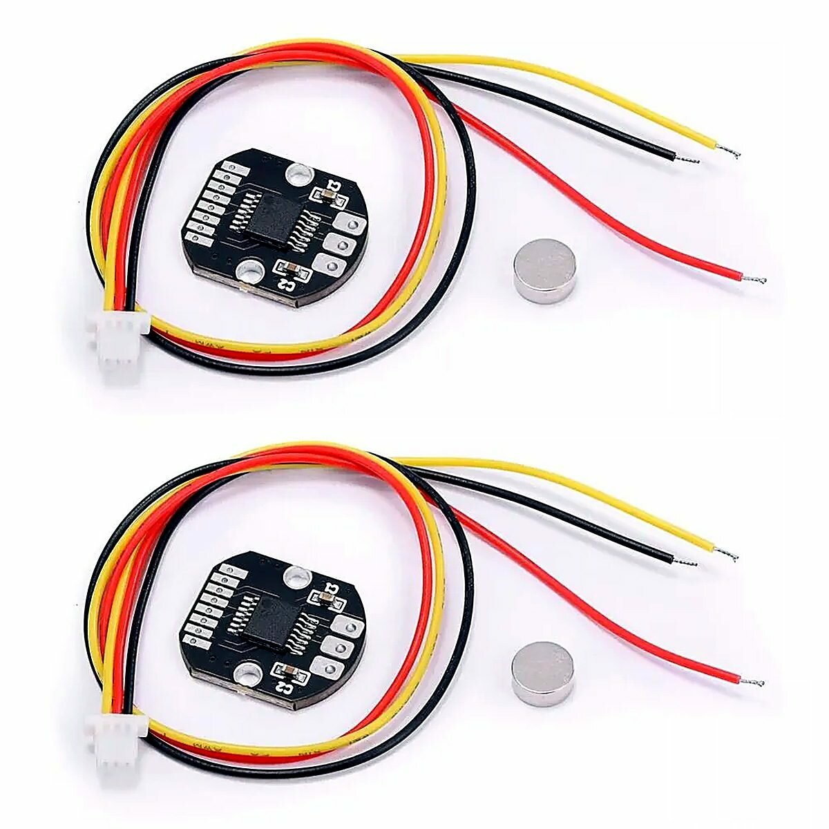 Набор 2 шт. "AS5048A" магнитный энкодер: PWM-выход, SPI/I2C интерфейс