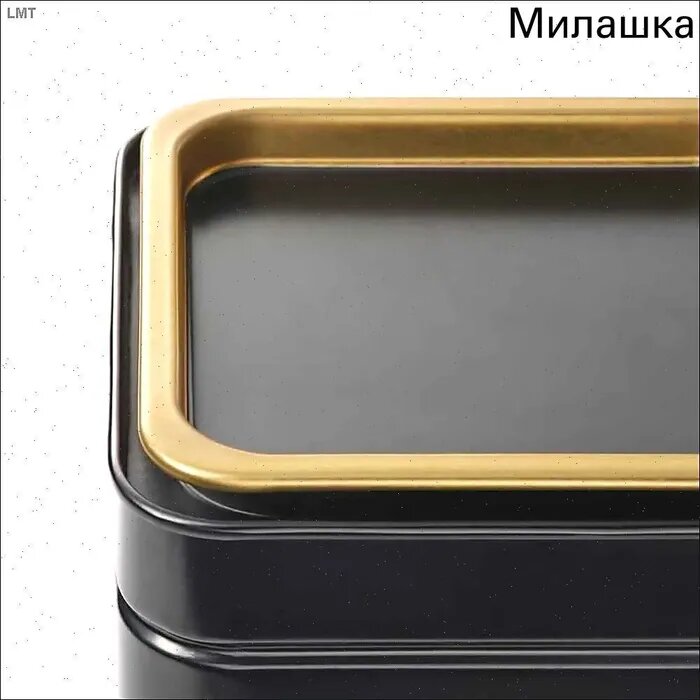 Баночка для хранения чая и кофе Бломнинг, металлическая, с крышкой, 10×10×10 см — фото 1