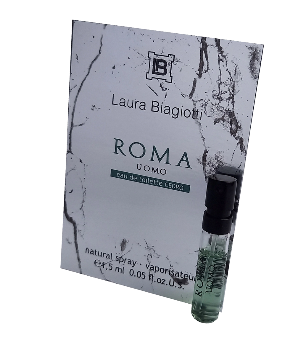 Laura Biagiotti Roma Uomo Cedro мужской аромат - сэмпл объемом 1.5 мл