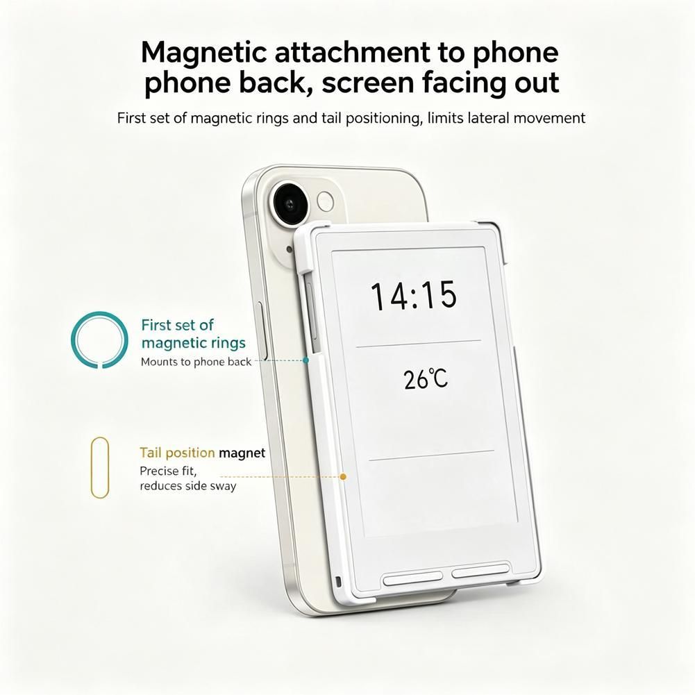 Чехол для электронной книги XTEINK X3, размер 9,76 x 6,37 x 1 см, розовый, из PLA