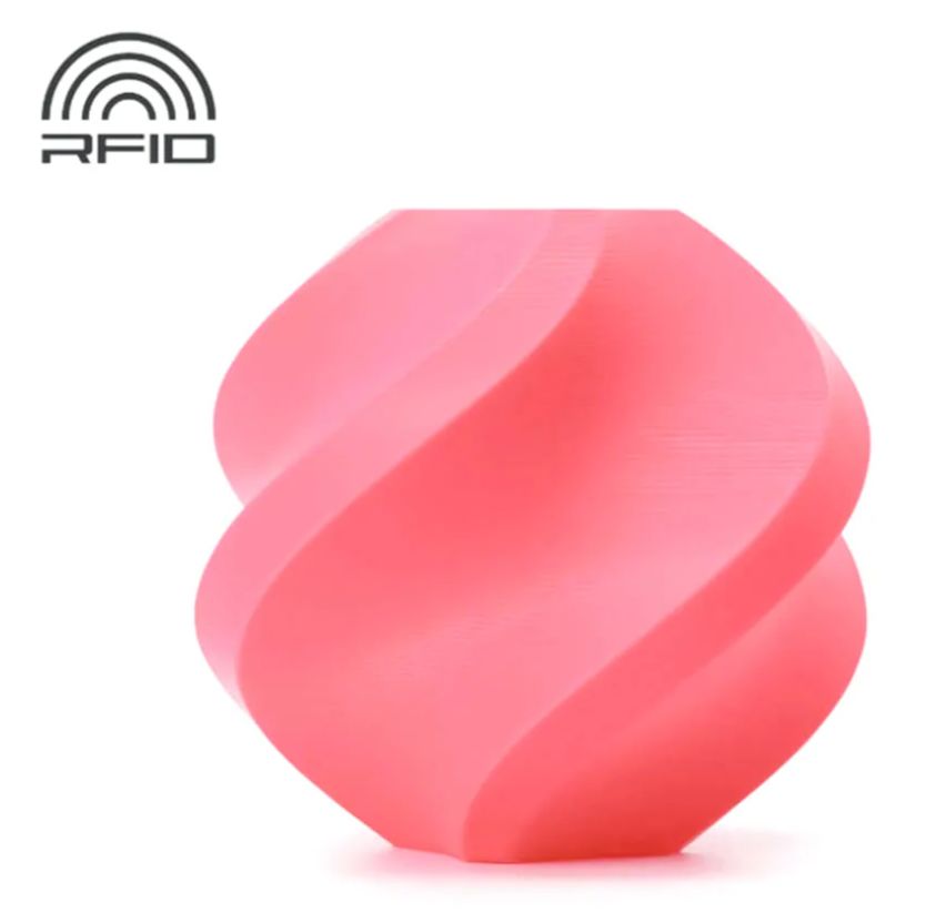 Пластик PLA Basic (без катушки) Bambu lab 1.75 мм 1кг, ярко-розовый (Hot Pink) - 10204