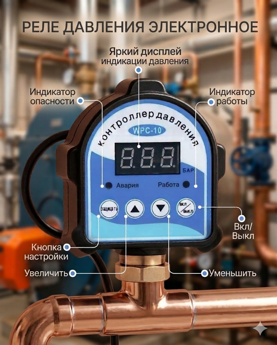 Реле давления WPC-10 2 20 мм