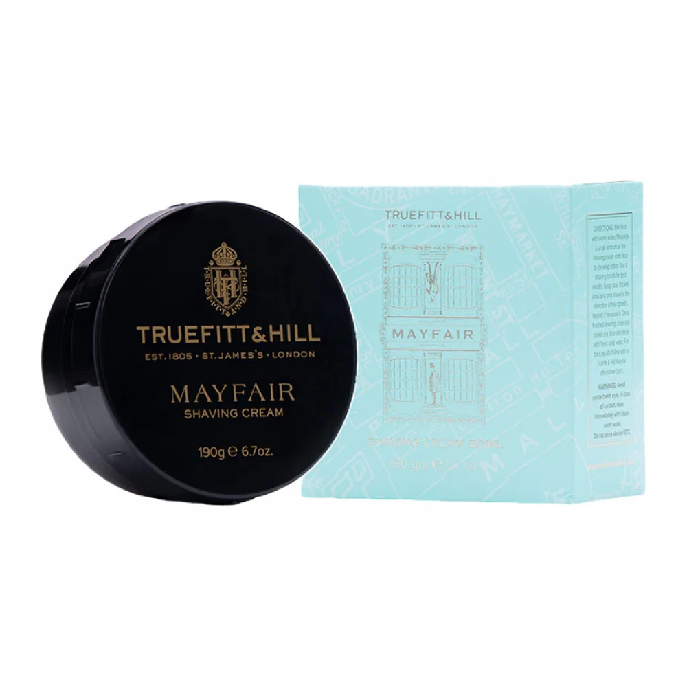Truefitt & Hill Mayfair Крем для бритья в банке 190 г / крем для бритья мужской