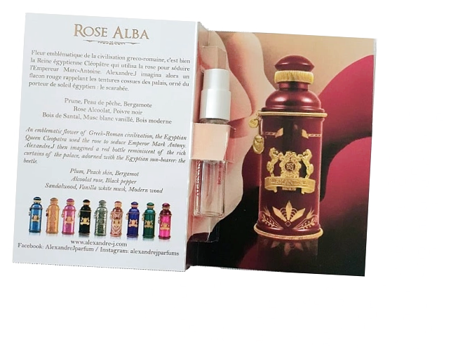 Alexandre J Rose Alba аромат для женщин миниатюра 2 мл - Роза Альба Александр Джей пробник духов
