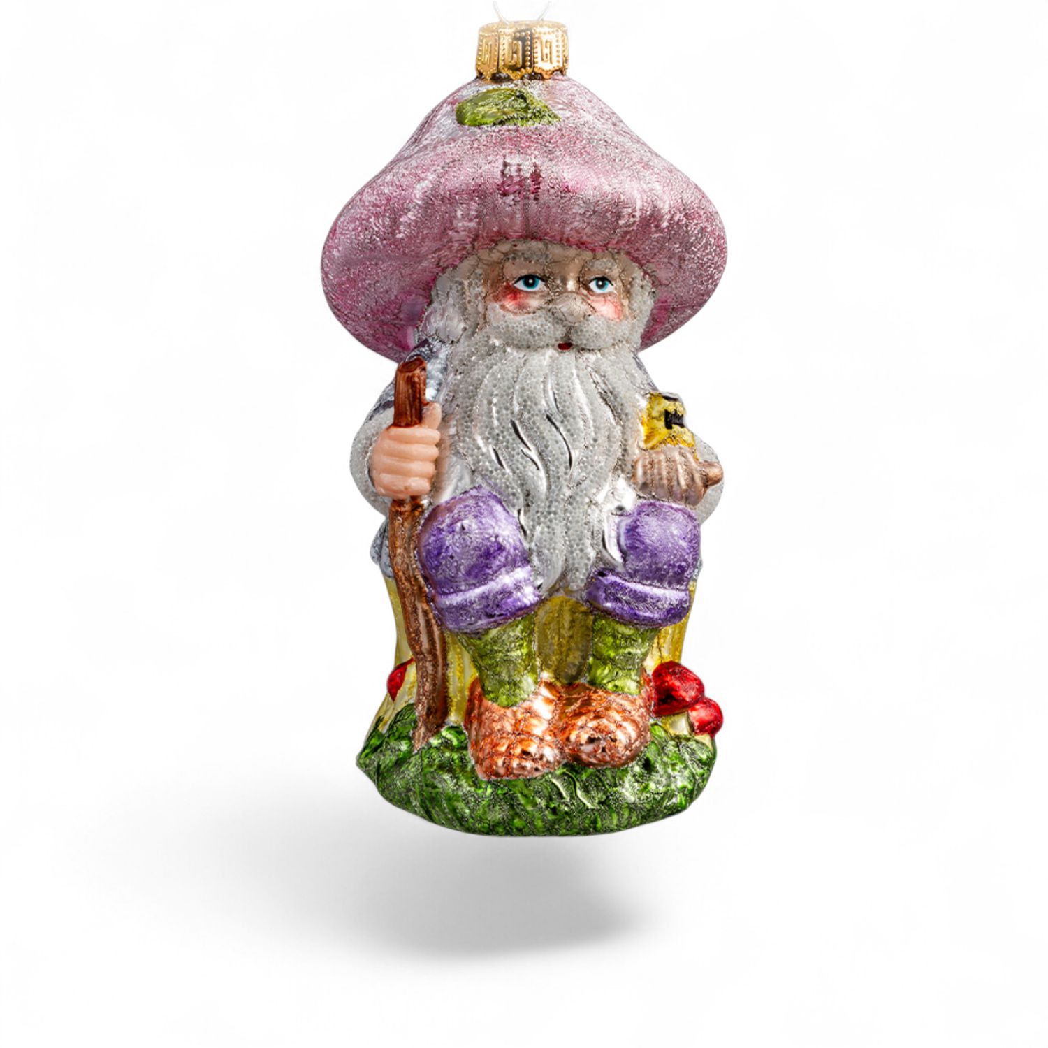 Украшение ERICHKRAUSE DECOR* Лесовичок сверкающий 12см, стекло 66249