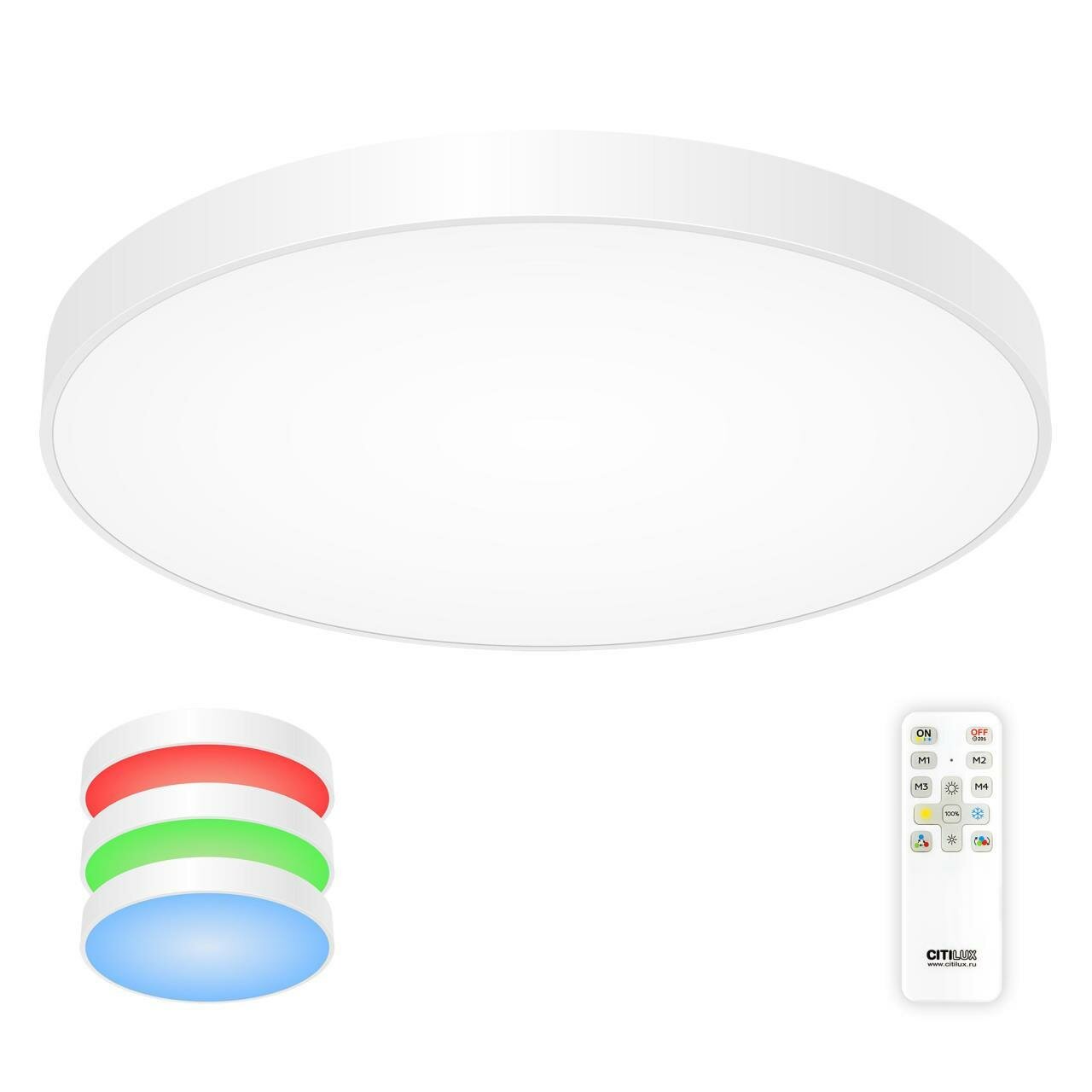 Накладной светильник Citilux Купер CL724105G0, LED 105 Вт, белый
