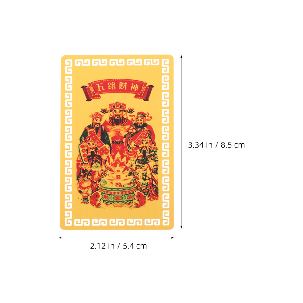 2Pcs Карты Тай Суй 2024 Золотой Амулет Удача И Благополучие Размер 8 50X5 40X0 01Cm