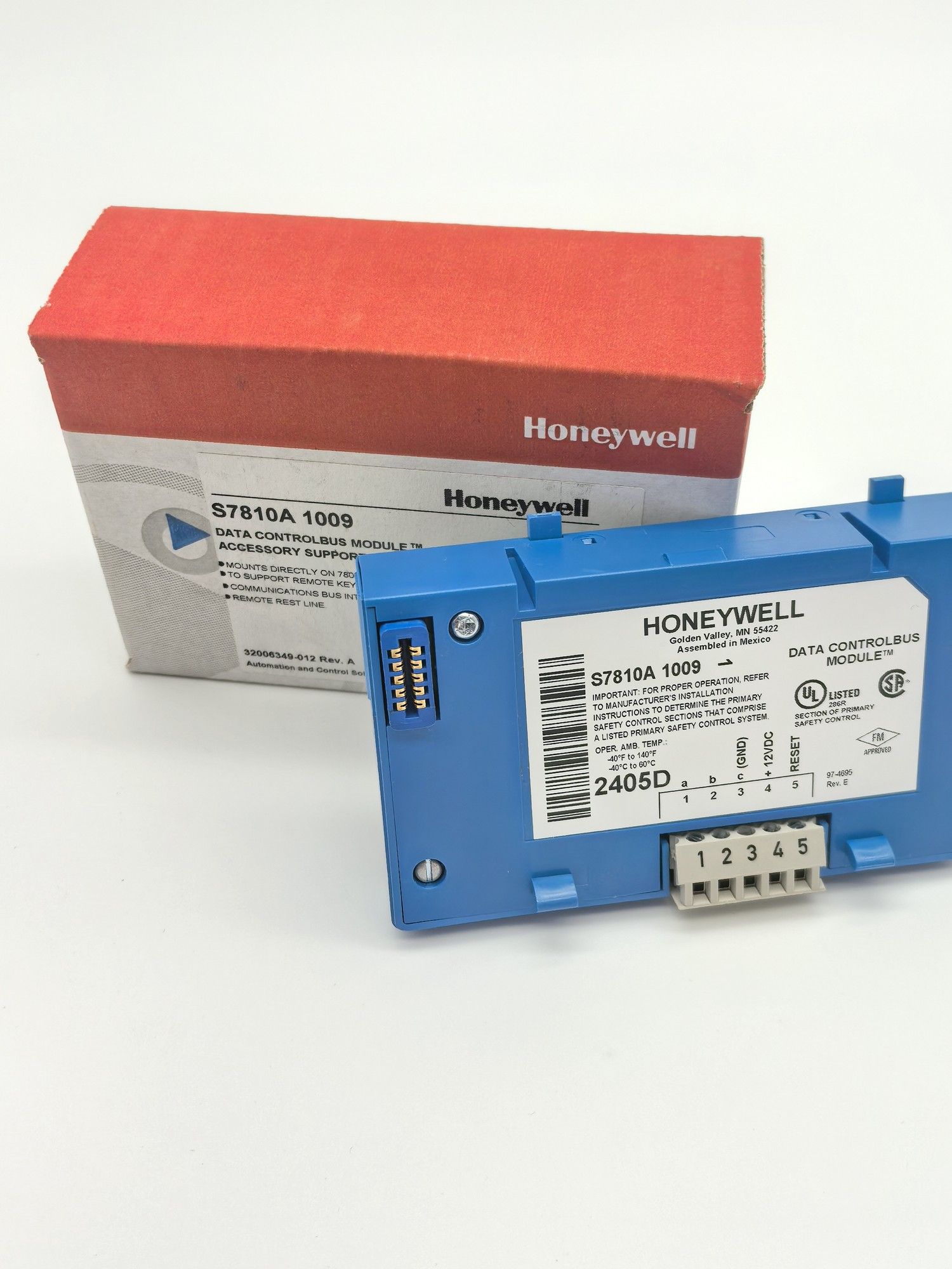 Модуль связи Data ControlBus Honeywell S7810A1009 для 7800 SERIES с удалённым сбросом
