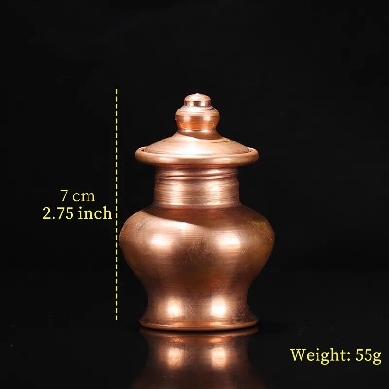 Медная буддийская мини-бутылка 7 cm
