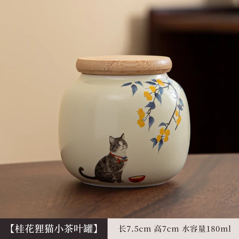 Керамическая урна для кошки WSHYUFEI 7,5x7 см