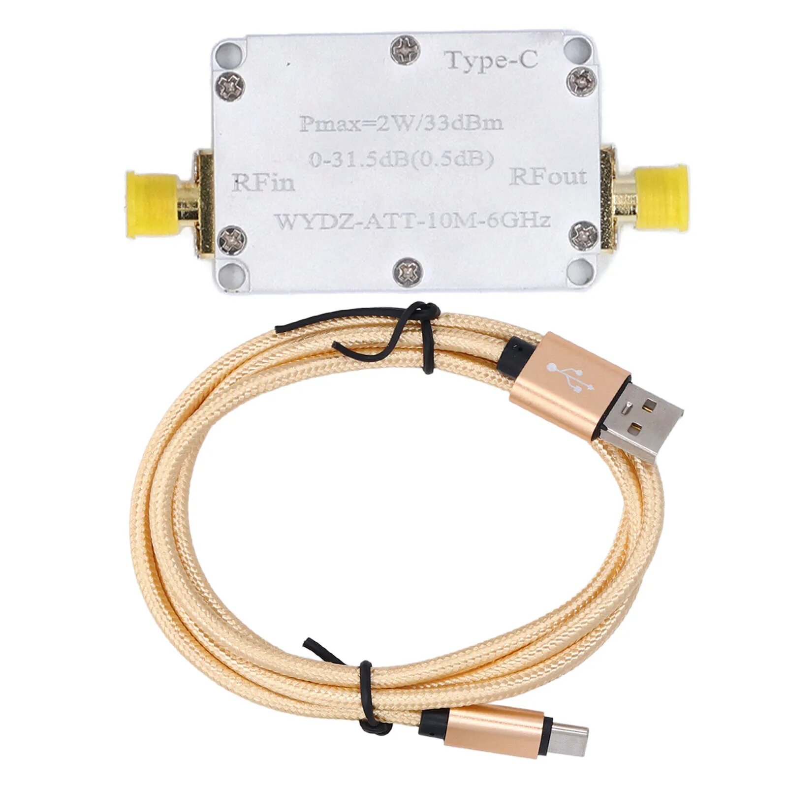 Цифровой аттенюатор TYPE C SMA Female 33 дБм