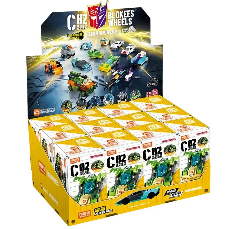 Коллекционная игрушка Blokees Transformers Blind Box C03: Гоночный автомобиль 12PC Whole Set VOL.2