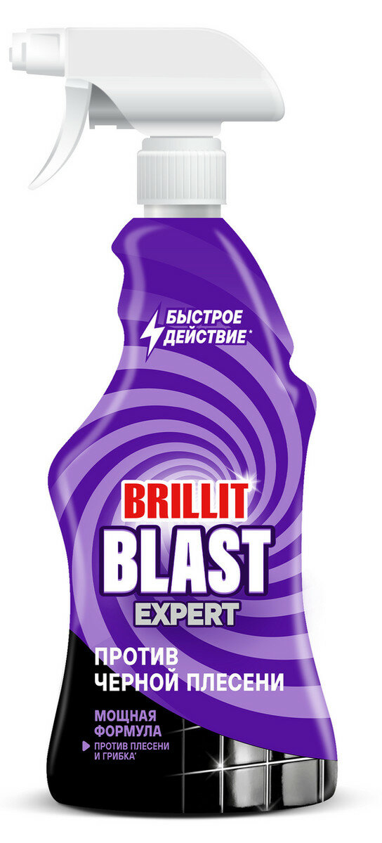 Средство чистящее Brillit Blast против черной плесени, 750мл, (1 шт)
