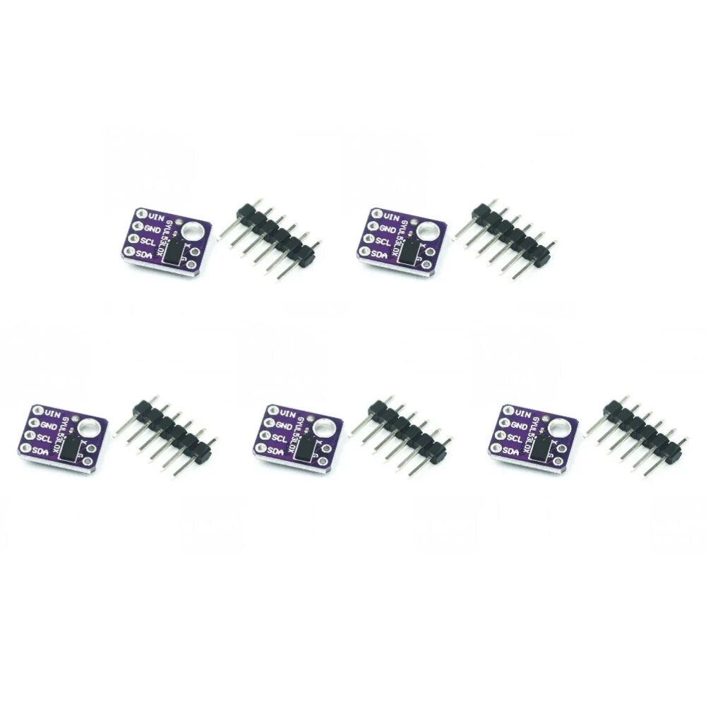 Лазерный датчик дальности VL53L0X GY-VL53L0XV2 Фиолетовый, 5PCS