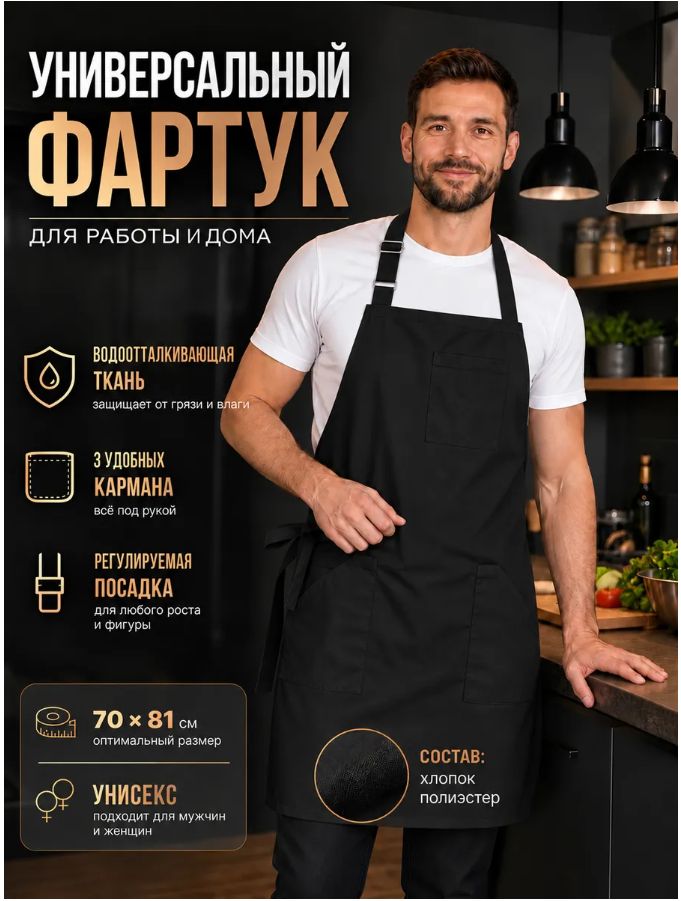 Фартук для трудов и технологии для мальчика