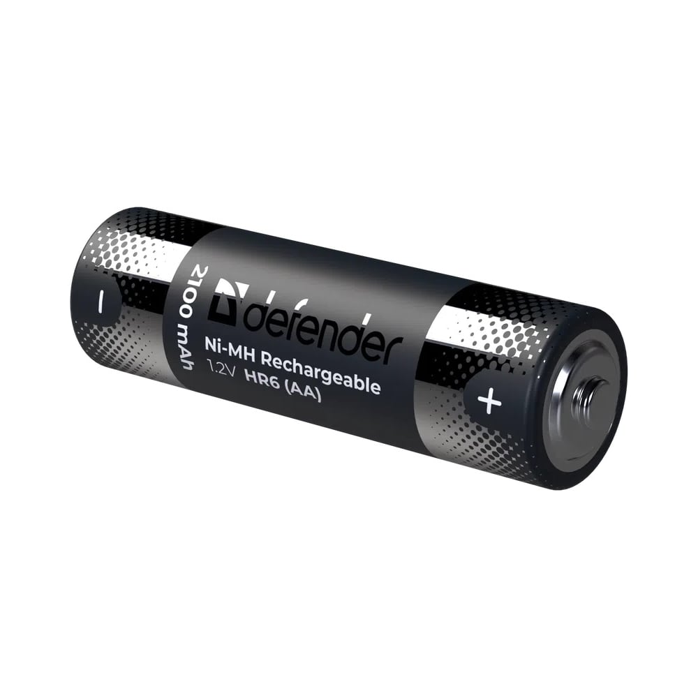 Аккумуляторная батарея DEFENDER HR6-2BL 2100 mAh АА, Ni-MH, блистер, 2 шт 56502