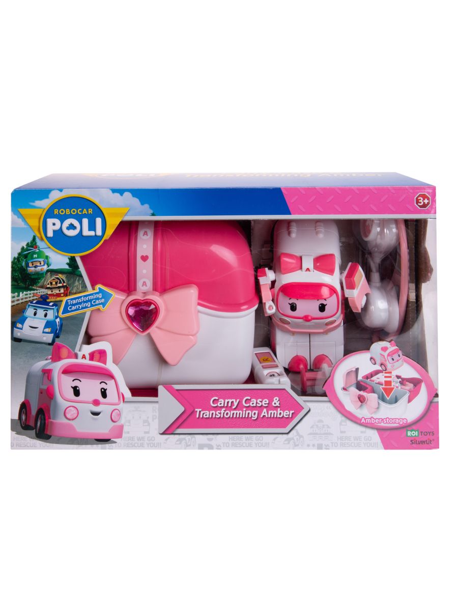 Игровой набор Робокар Поли, Чемоданчик доктора с Эмбер, Robocar Poli, RV83074
