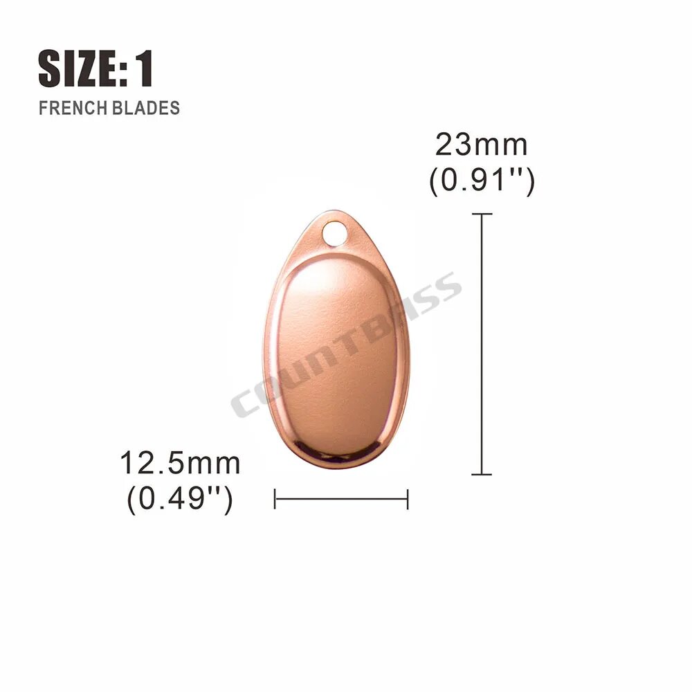 COUNTBASS Блесна Французская, Copper-Size 1