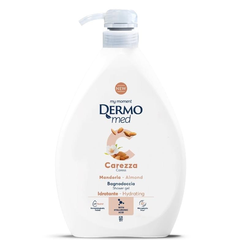 Гель для душа Dermomed Carezza, 1000 мл