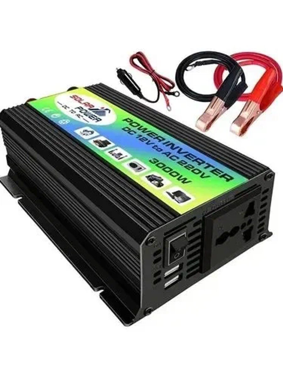 KNOW EASY-3000 Вт чистая синусоидальная волна инвертор 12V в AC 220V преобразователь напряжения
