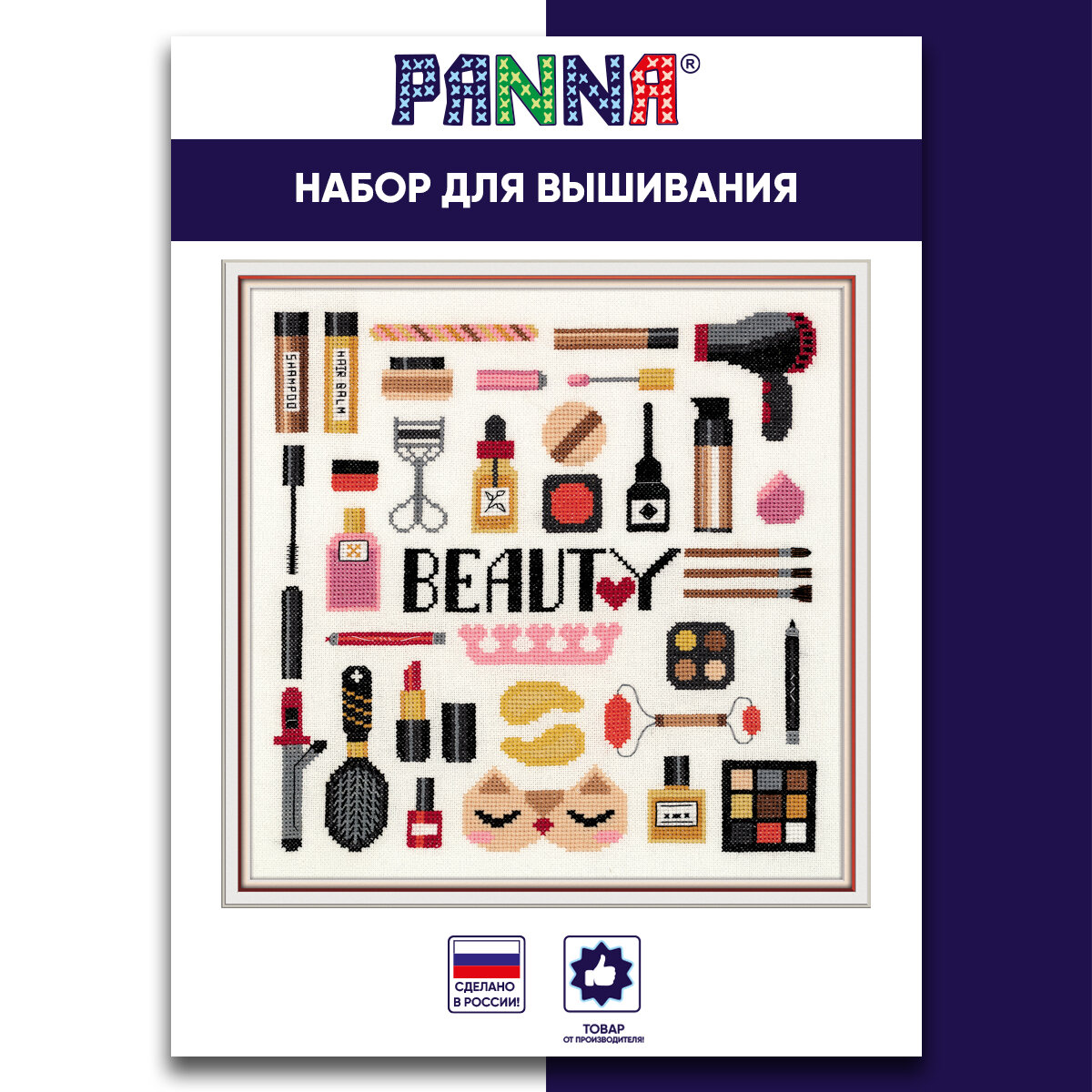 Набор для вышивания PANNA CE-7391 "Красота" 27.5 х 27.5 см