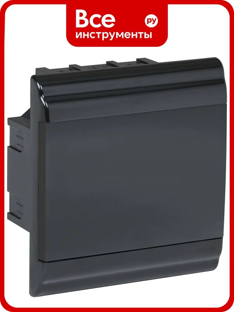 Модульный корпус IEK пластиковый, встраиваемый, ЩРВ-П-6 PRIME черный IP41 MKP13-V-01-06-41-K02