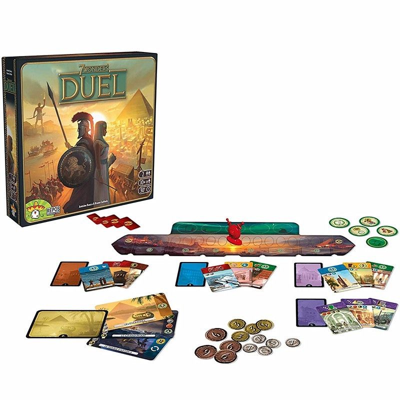 7 Wonders: Duel Game Карточная игра Настольная игра