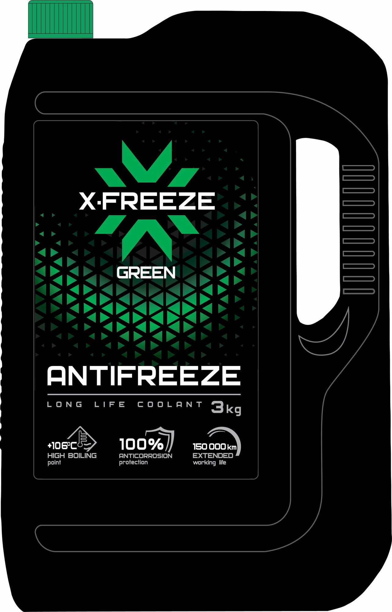 Антифриз X-FREEZE X-FREEZE Green готовый зеленый 3 кг 430206094
