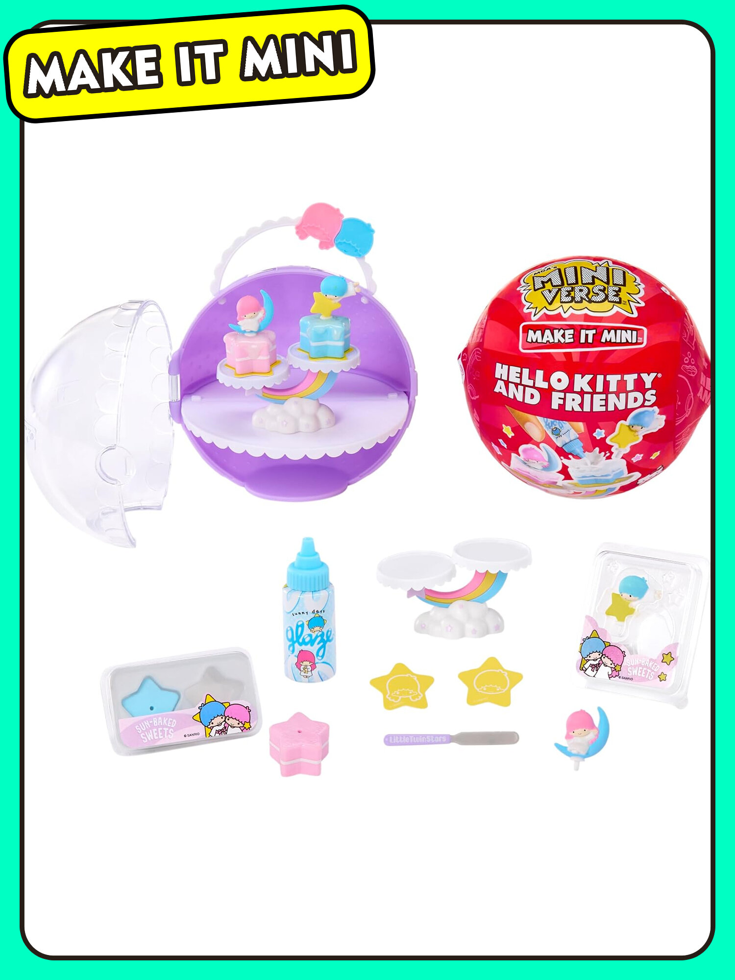 MINI VERSE HELLO KITTY AND FRIENDS 4-е Мини-игрушки для самостоятельного изготовления