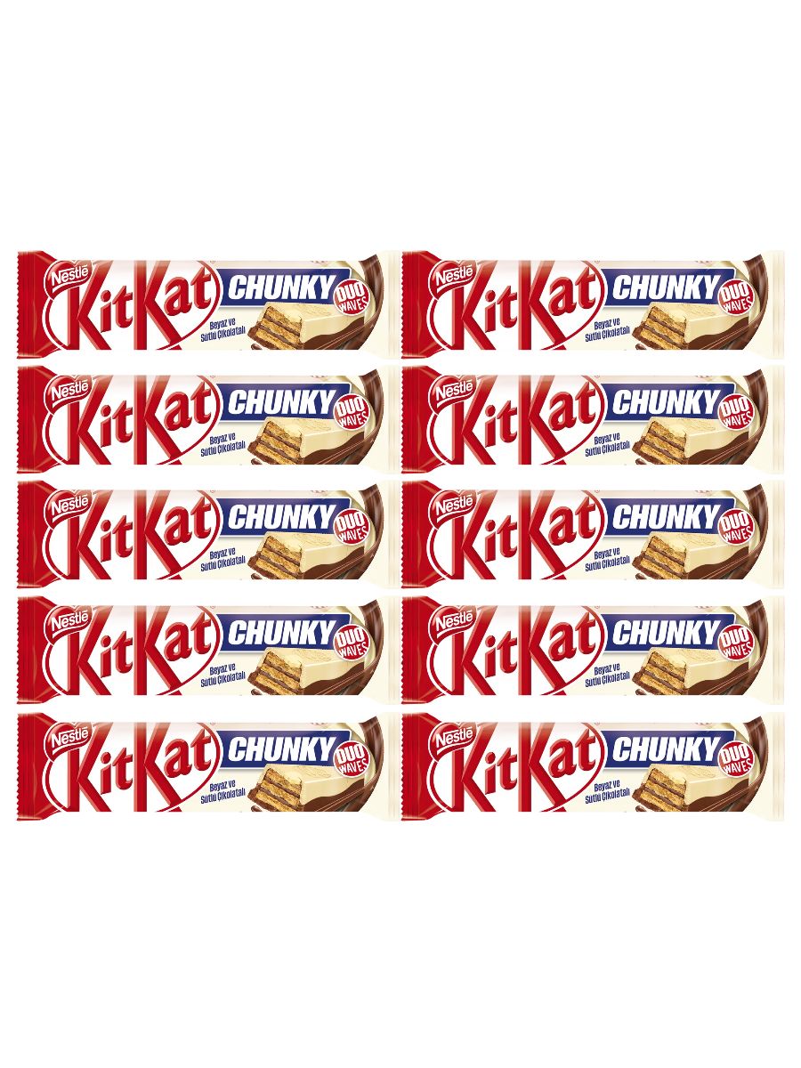 KitKat Chunky Duo вафли, 10шт по 38г